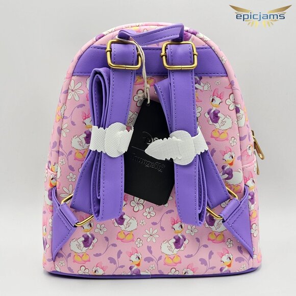 Loungefly | Bags | Loungefly Disney Daisy Duck Flower Mini Backpack ...